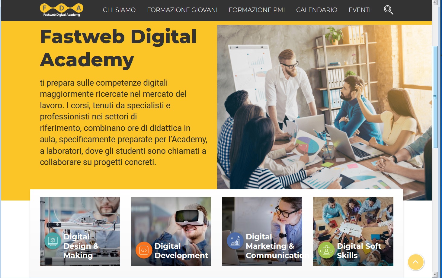 Fastweb Al Via I Nuovi Corsi Della Fastweb Digital Academy Per Giovani Professionisti E Pmi
